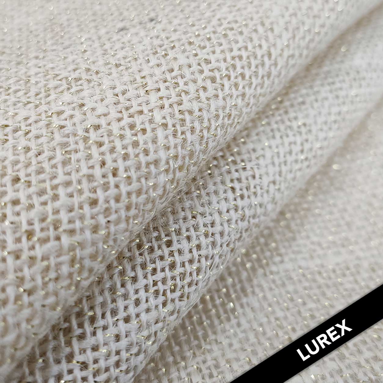 Juta Lurex Bianco | Panini Tessuti Tendaggi e Merceria per Sartoria